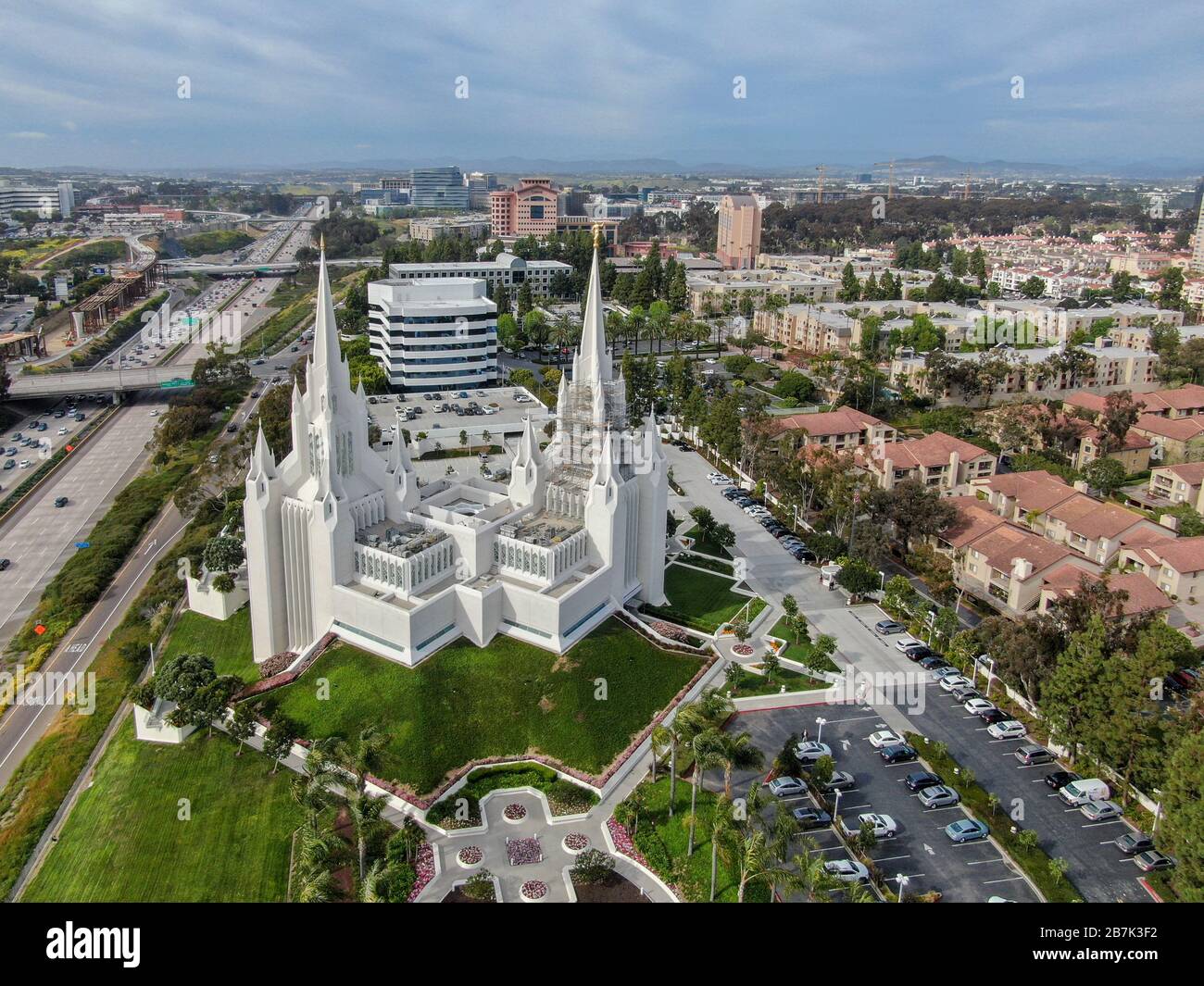 San diego mormon temple hi-res stock photography and images - Alamy
