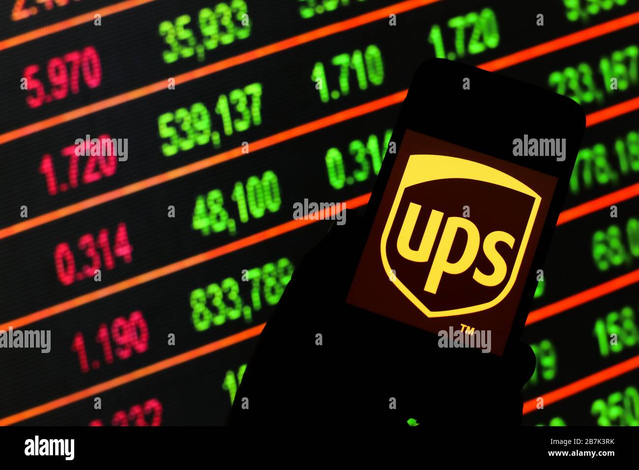 Ups technology company logo hi-res stock photography and images - Alamy