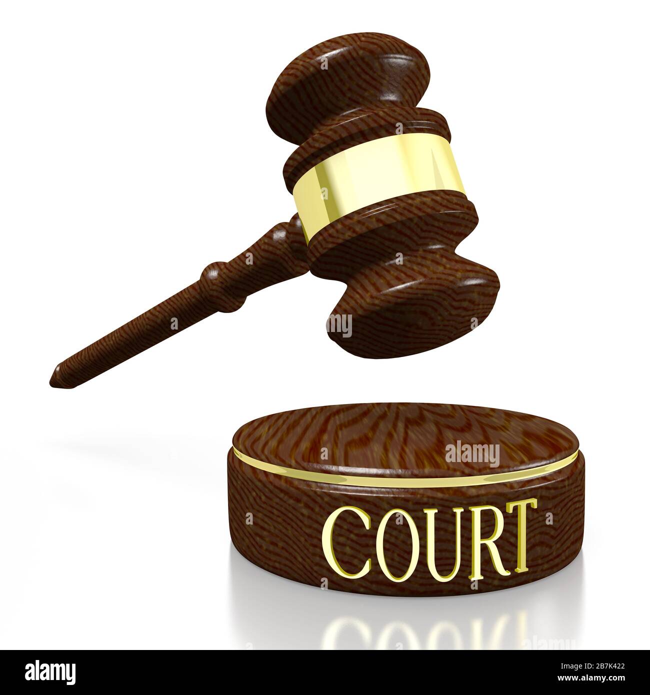 3D gavel, court concept Stock Photo - Alamy