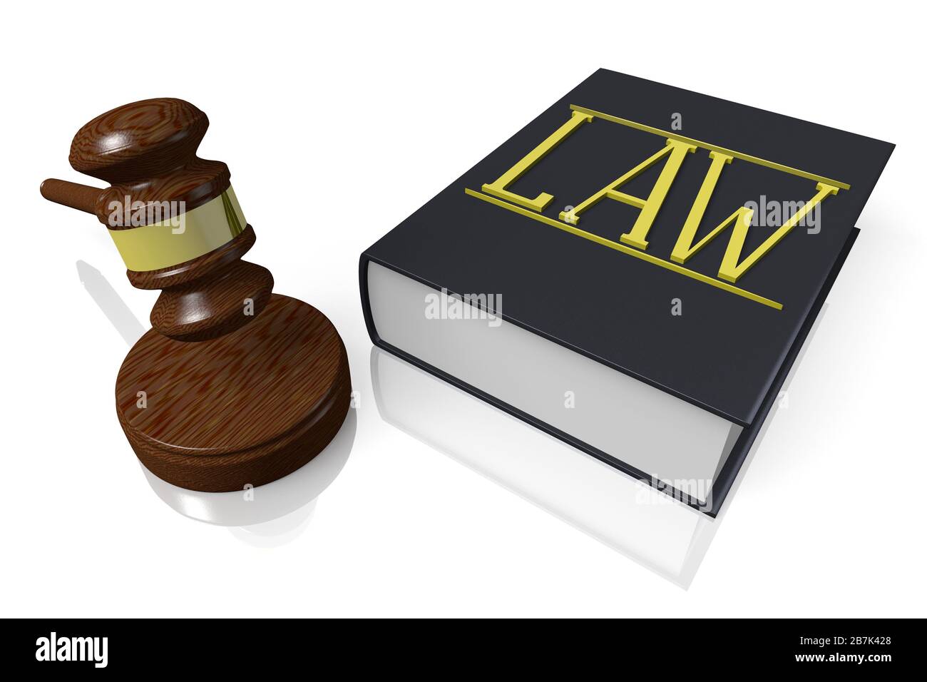 3D law book/ justice/ code concept Stock Photo - Alamy