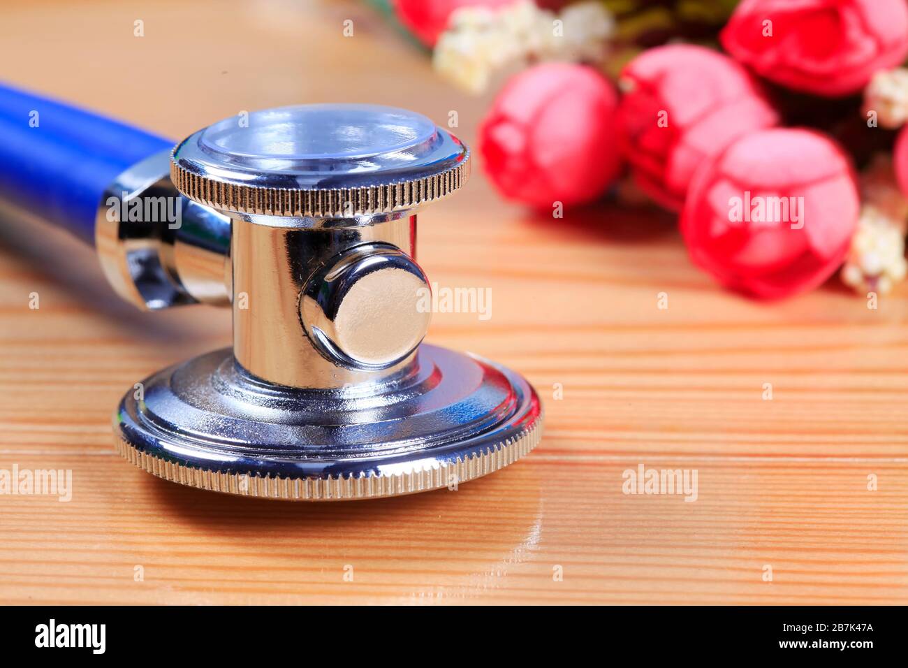 The stethoscope is on the table Stock Photo - Alamy