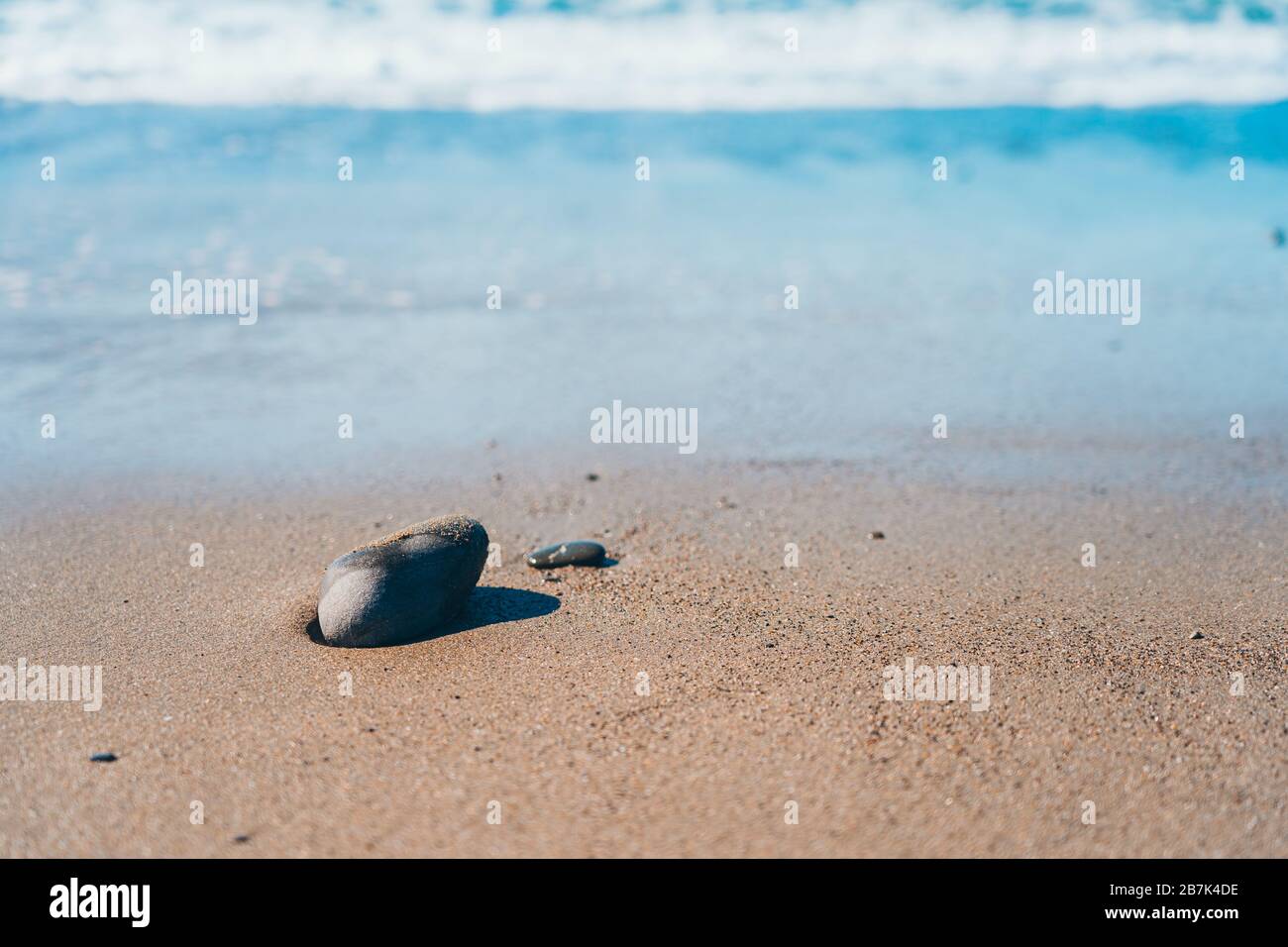 Stone on the Beach; natural background Stock Photo - Alamy