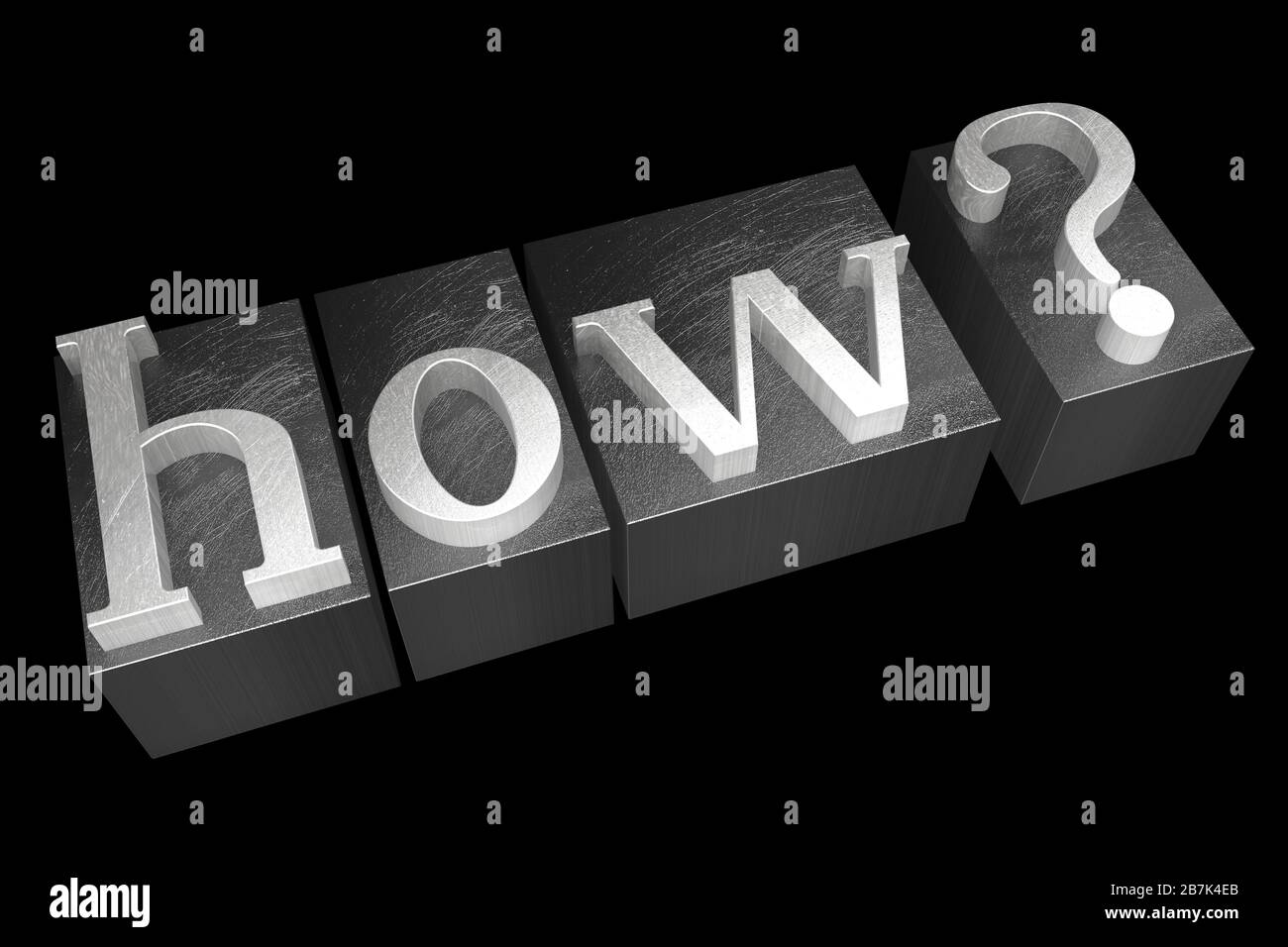 How - question Stock Photo - Alamy