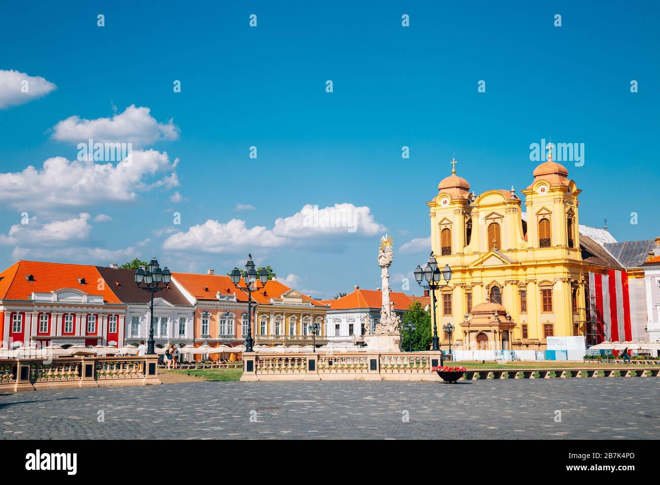 Piata Unirii Union square in Timisoara, Romania Stock Photo - Alamy