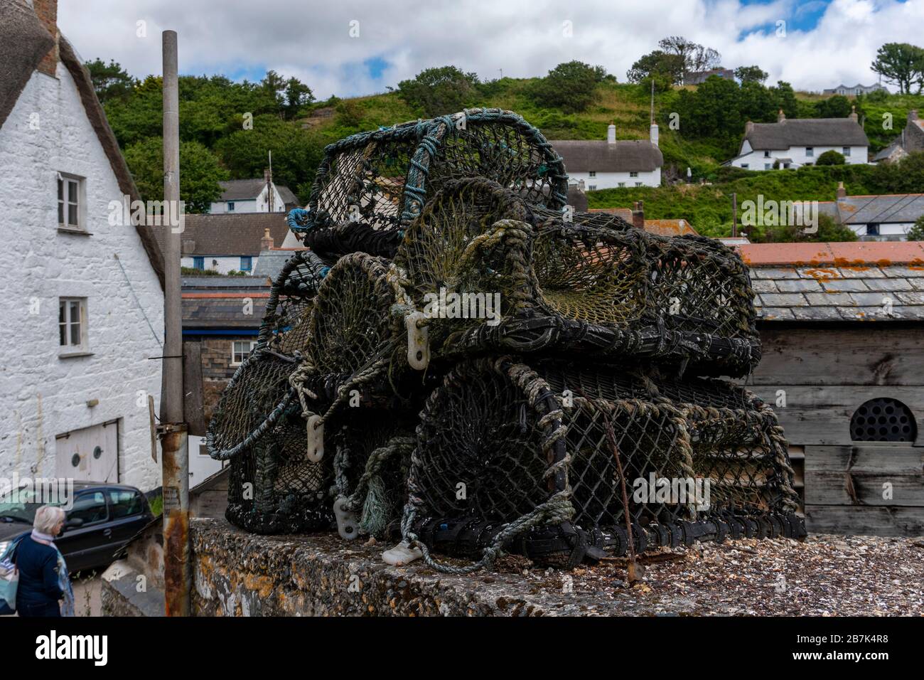 Cadgwith crabs hi-res stock photography and images - Alamy