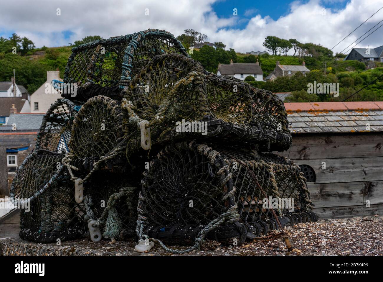 Cadgwith crabs hi-res stock photography and images - Alamy