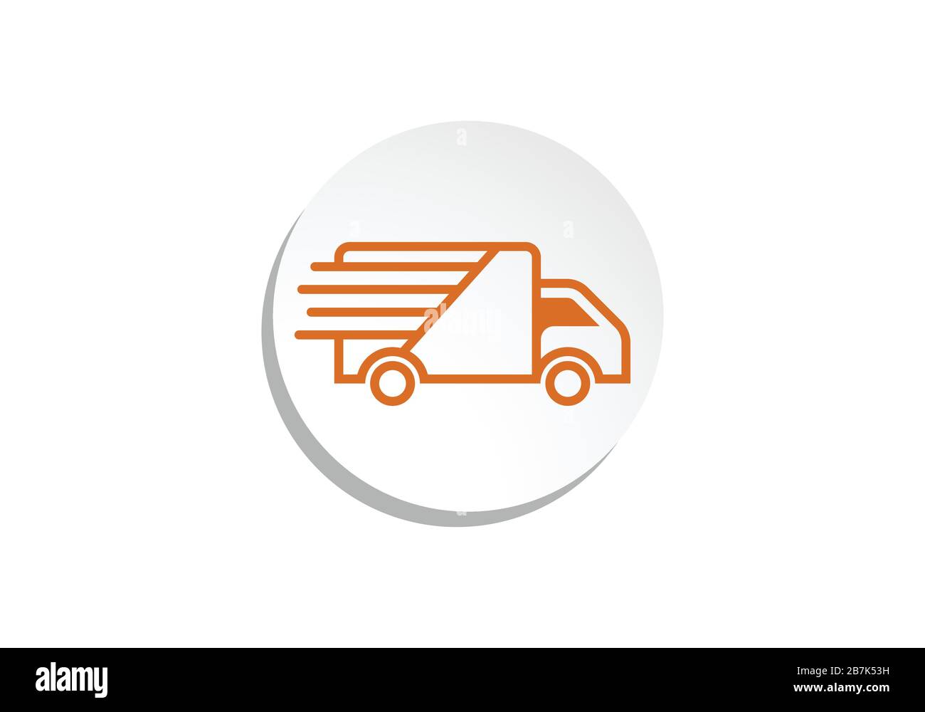 Speedy freight transportation symbol Stock Vector Images - Alamy