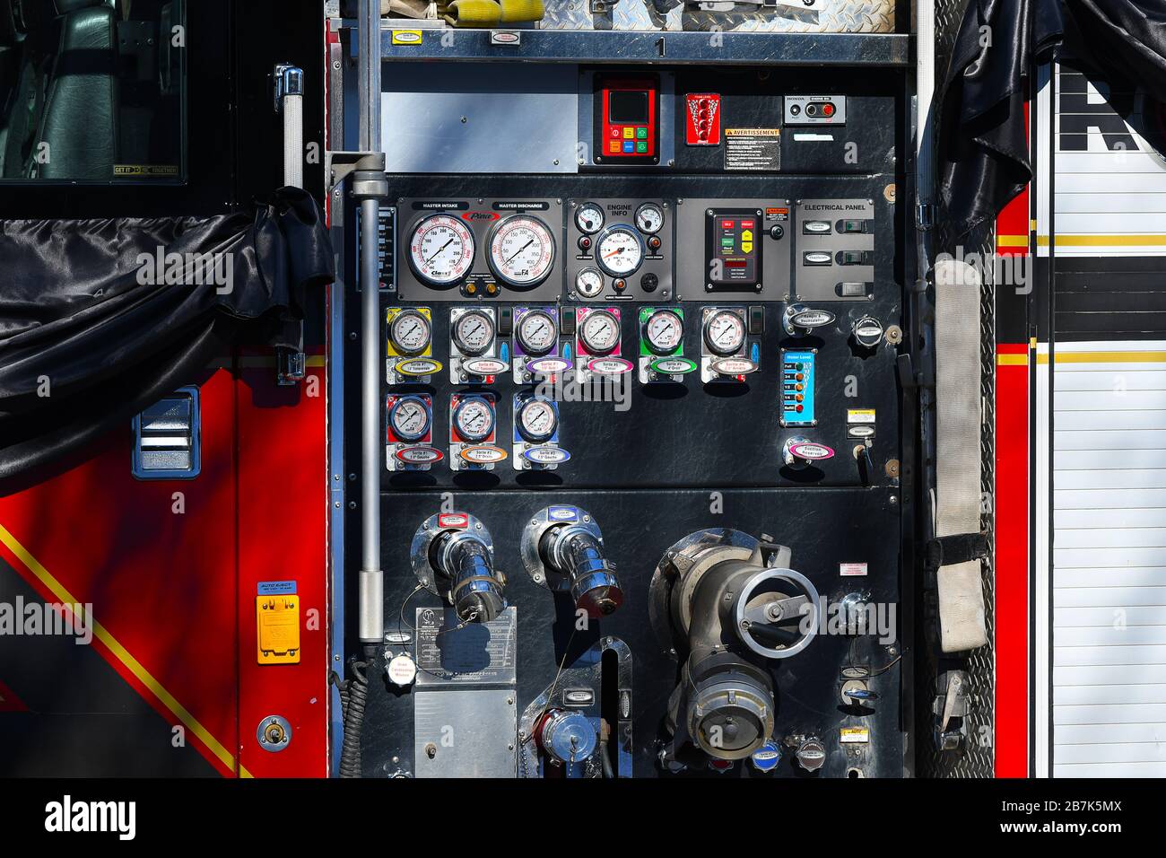 Fire Truck Pump Panel High Resolution Stock Photography and Images - Alamy