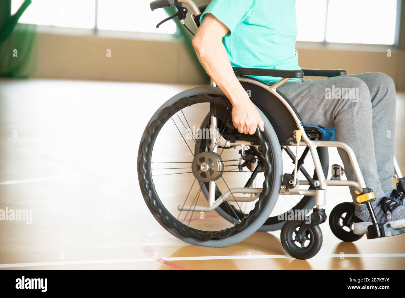 Senior man in wheelchair Stock Photo - Alamy
