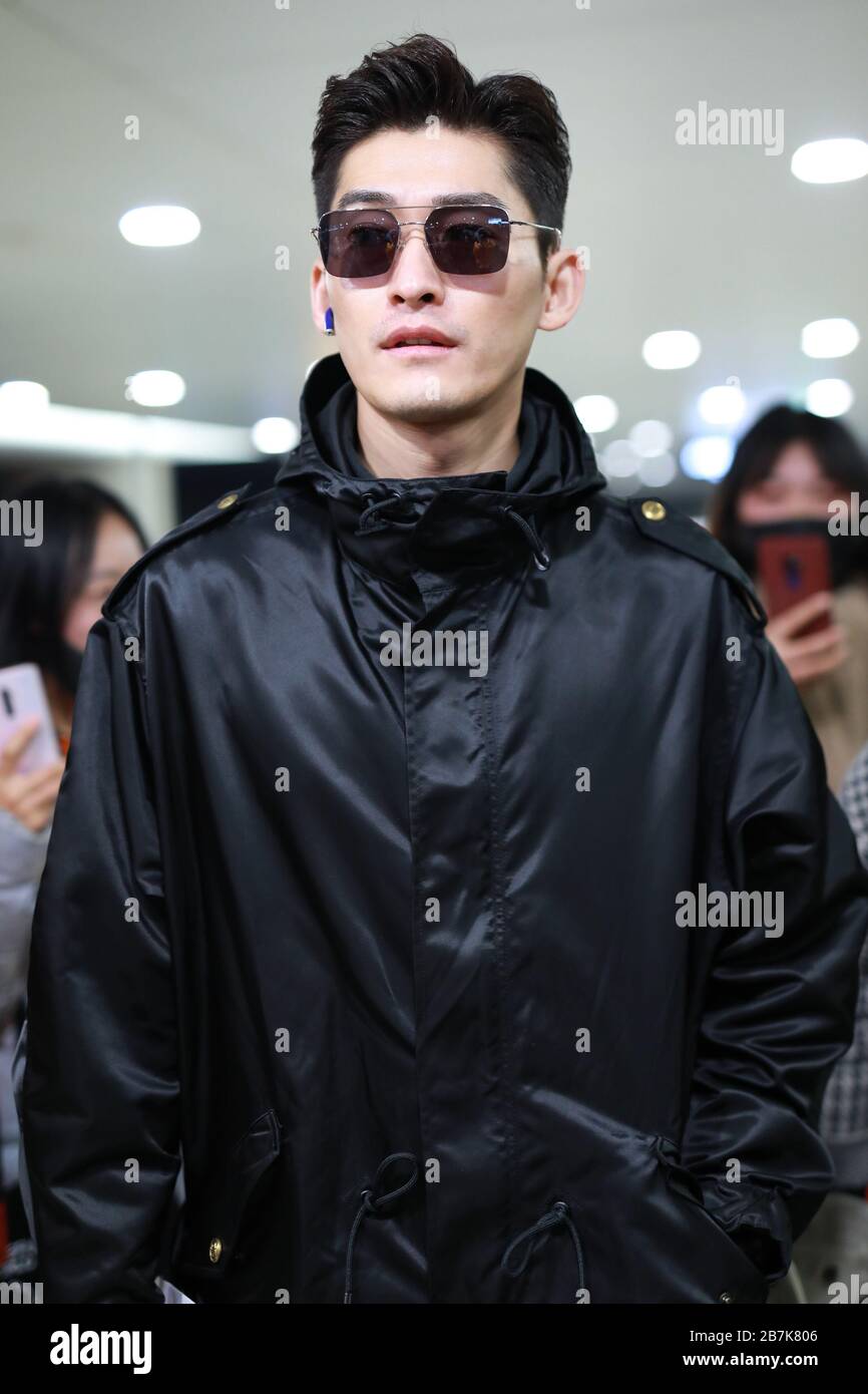 Chinese singer, actor and host Hanz Zhang Han shows up at a Shanghai ...