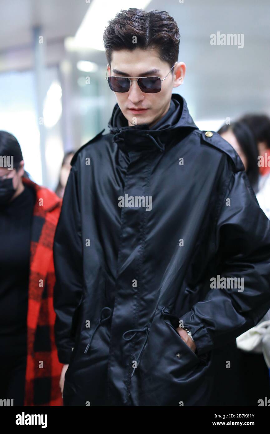 Chinese singer, actor and host Hanz Zhang Han shows up at a Shanghai ...