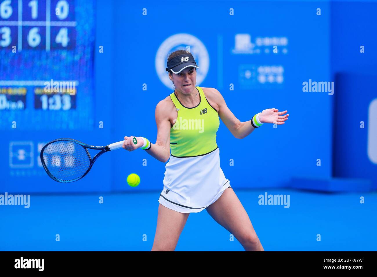 Romanian professional tennis player Sorana Cirstea competes against ...