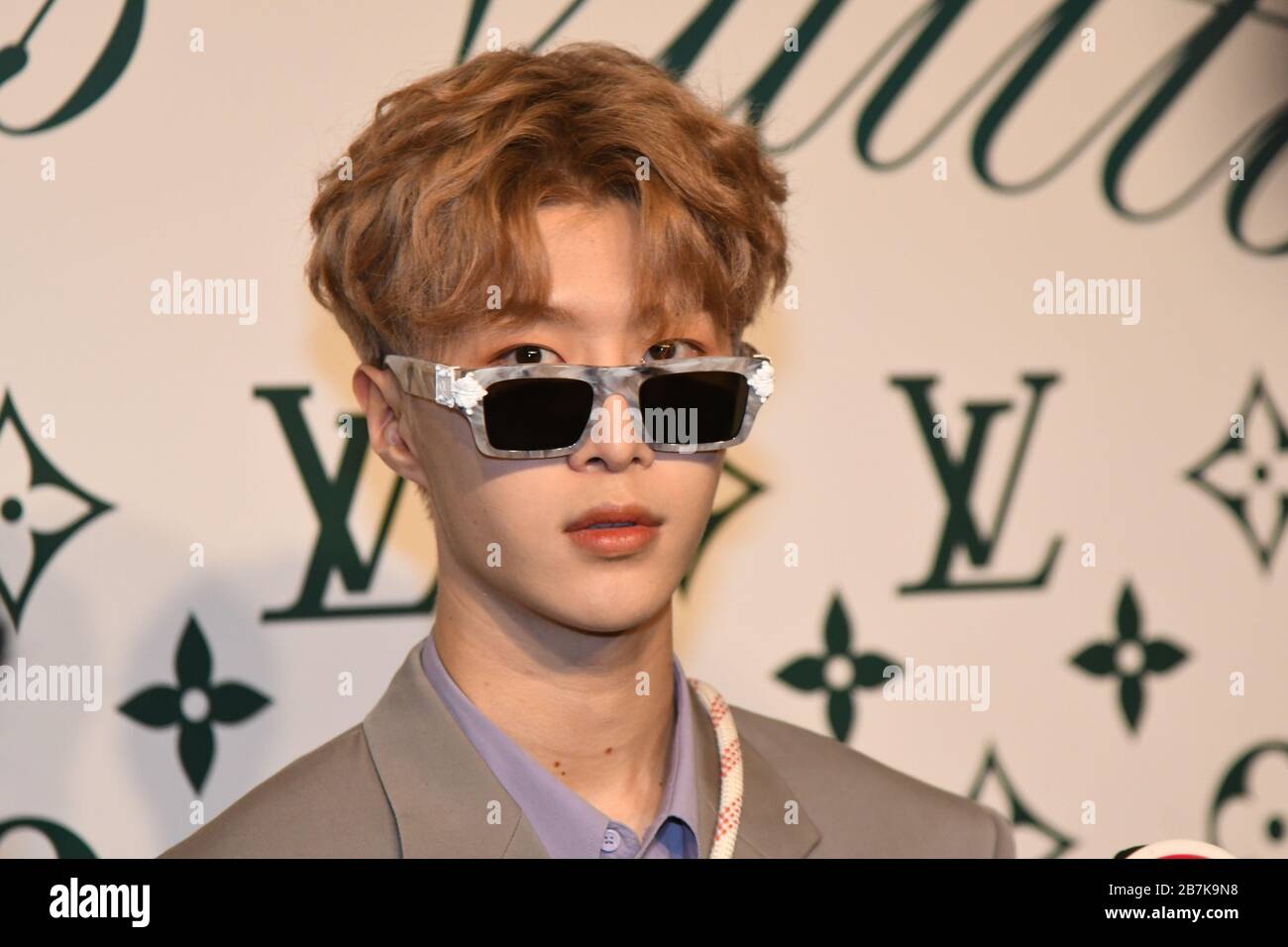 Chinese singer and rapper Fan Chengcheng attends Louis Vuitton ...