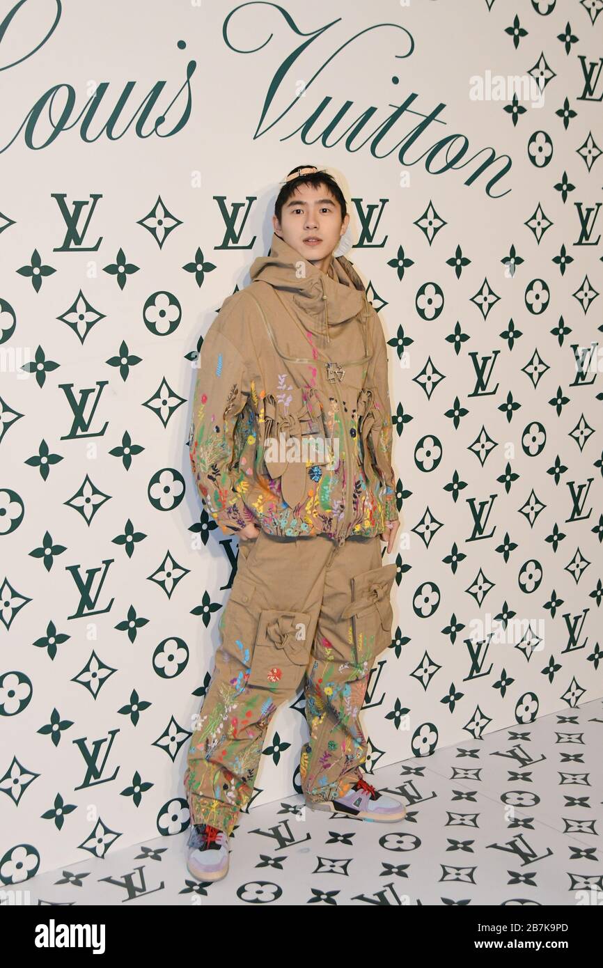 Chinese actor Liu Haoran or Turbo Liu attends Louis Vuitton promotional ...