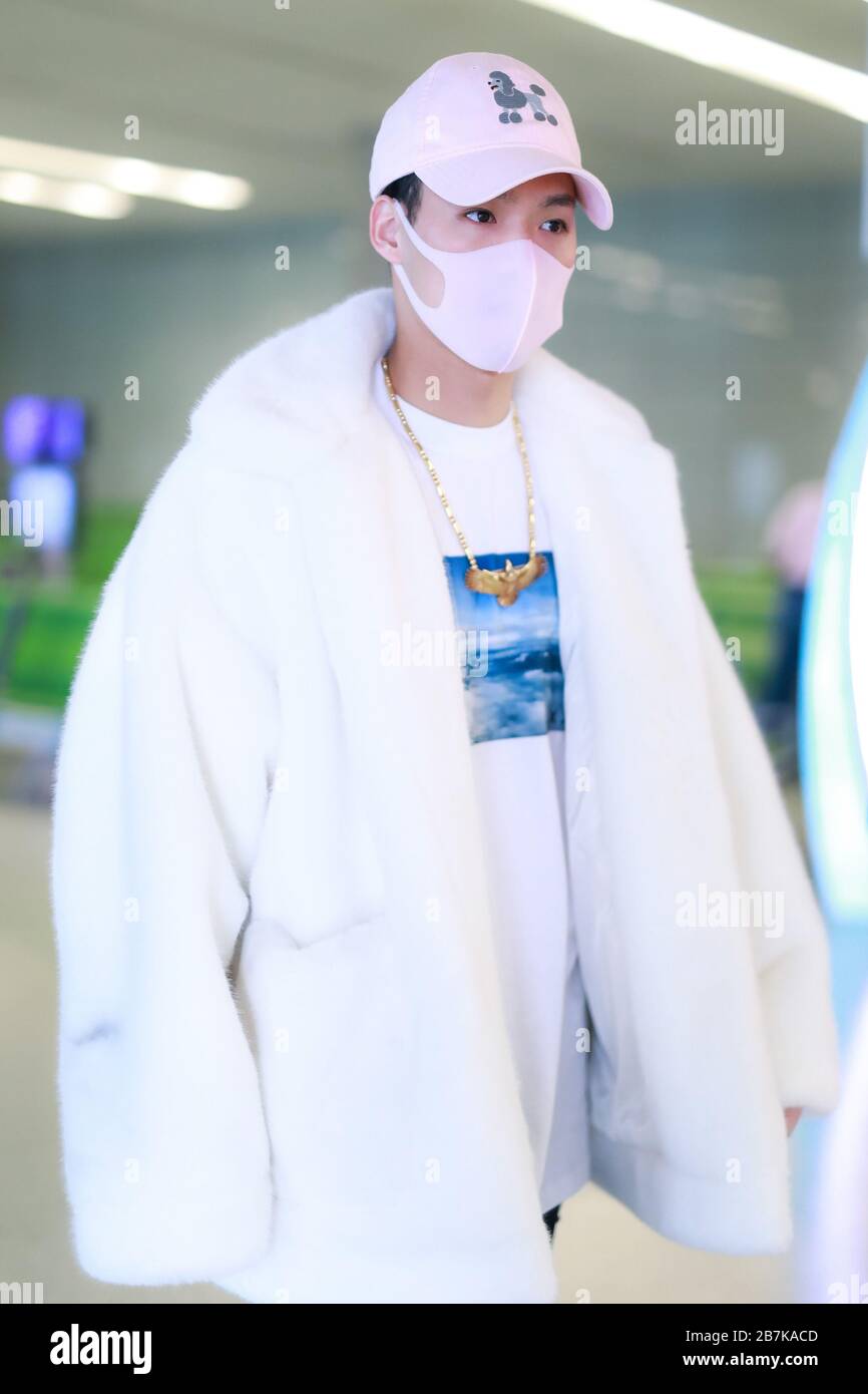 Chinese singer and actor Dong Youlin or Jeffrey Dong shows up at a ...