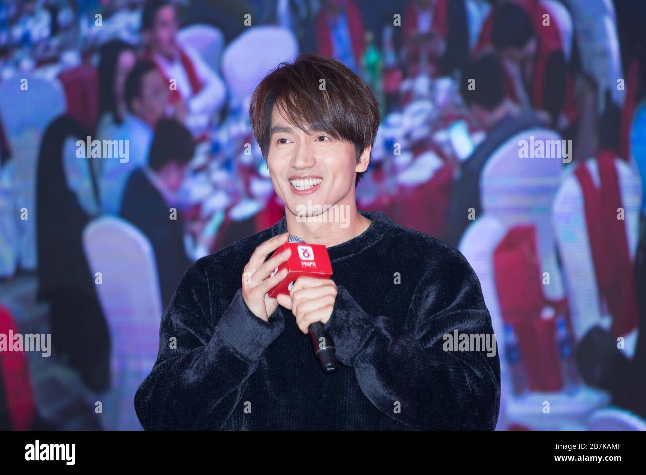 Taiwanese actor, model and singer Jerry Yan attends Xin Youzhi brand ...