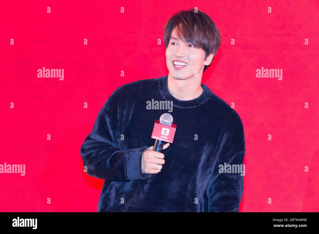 Taiwanese actor, model and singer Jerry Yan attends Xin Youzhi brand ...