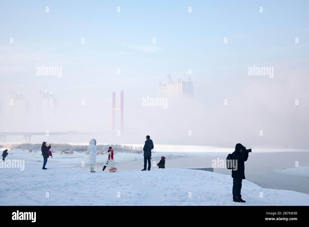 Rime ice, which forms when supercooled water liquid droplets freeze ...