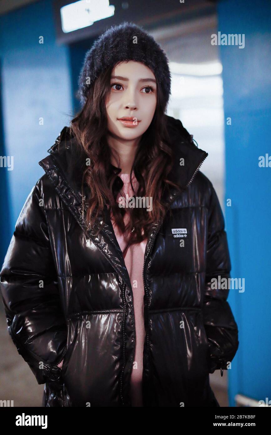 Chinese model, actress, and singer Angelababy shows up at a Shanghai ...