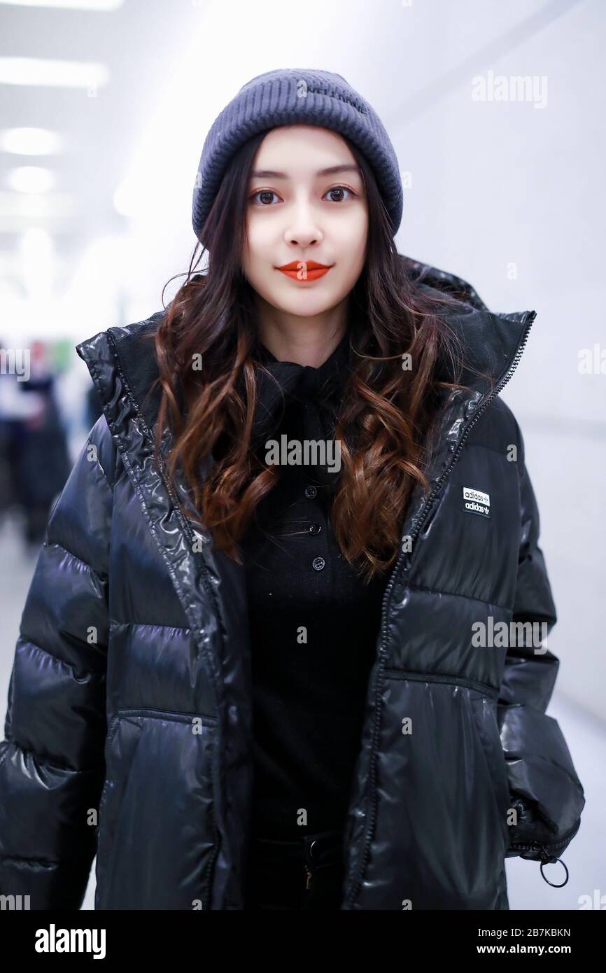 Chinese model, actress, and singer Angelababy shows up at a Shanghai ...