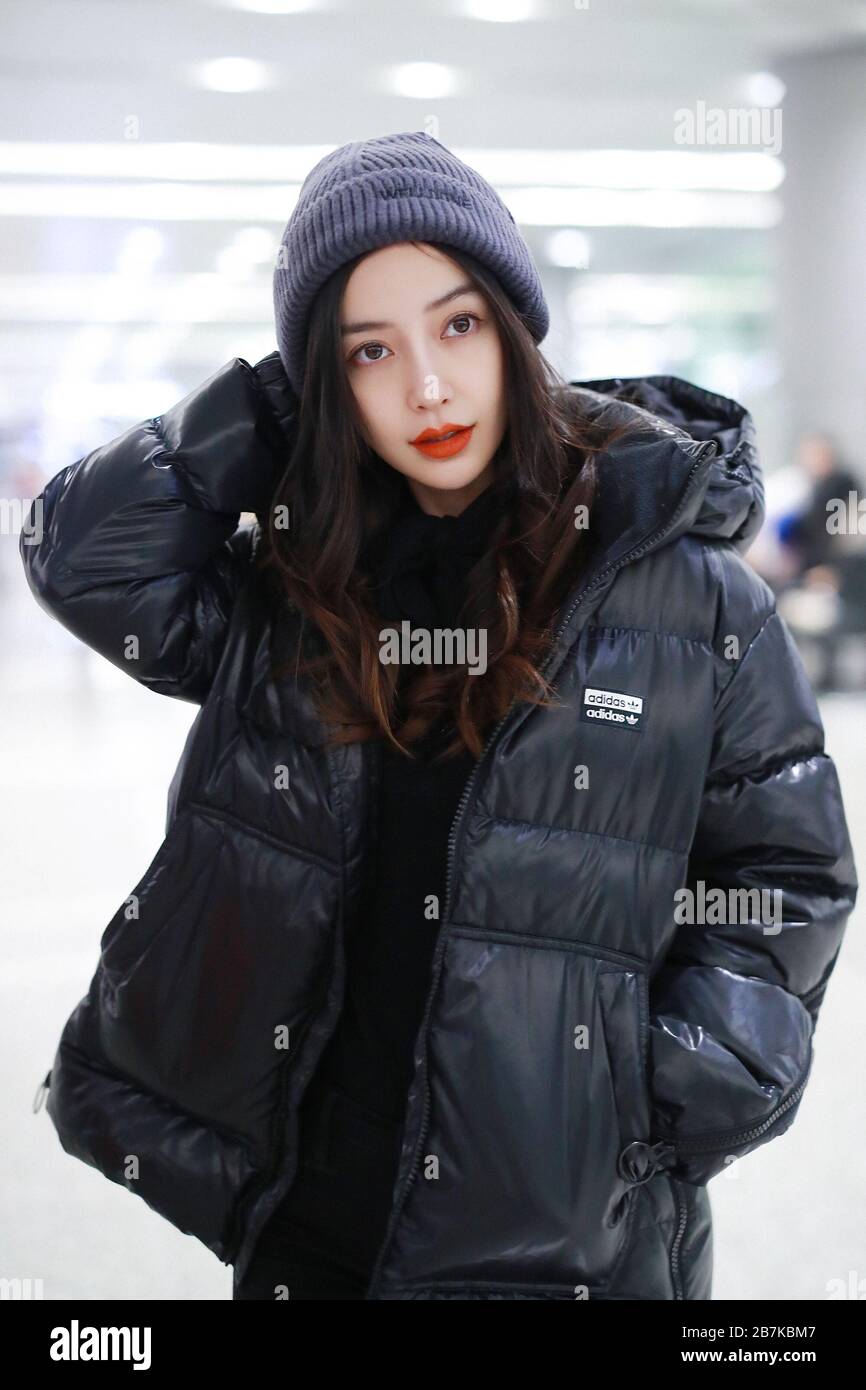 Chinese model, actress, and singer Angelababy shows up at a Shanghai ...