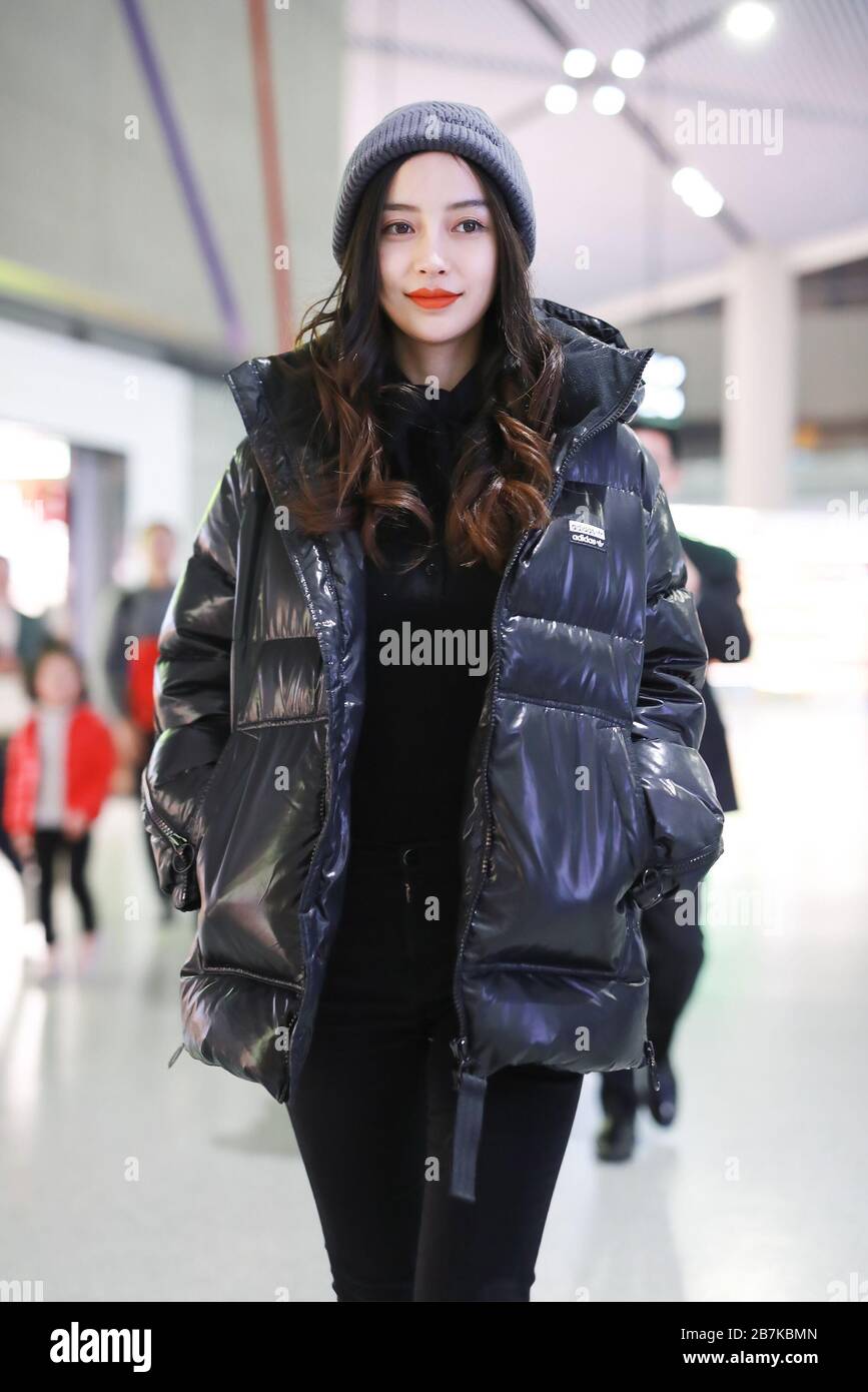 Chinese model, actress, and singer Angelababy shows up at a Shanghai ...