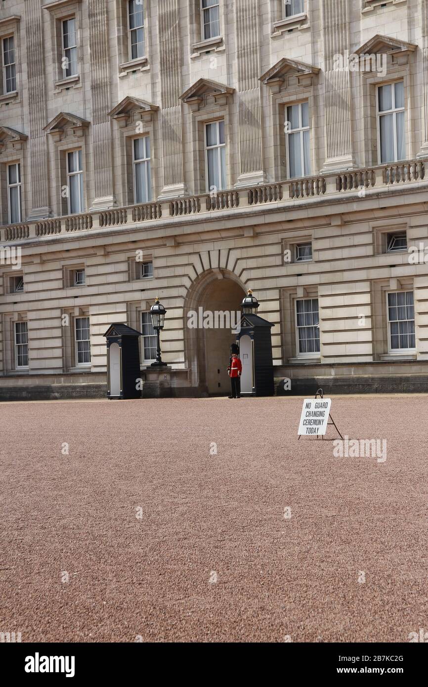 London, UK - May 12, 2019: Sentry of the Grenadier Guards posted ...