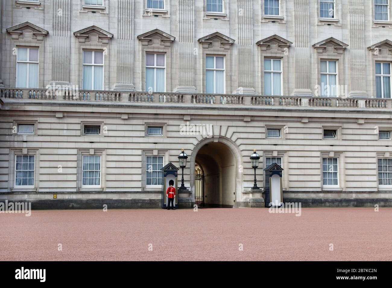 London, UK - May 12, 2019: Sentry of the Grenadier Guards posted ...