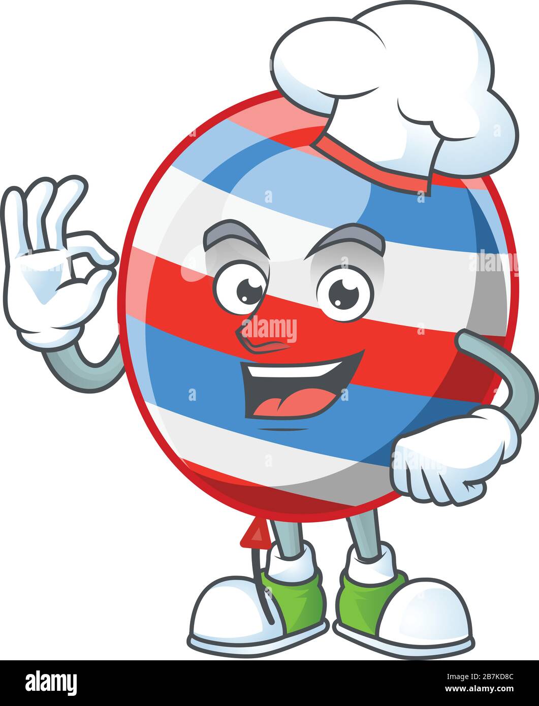 A picture of independence day balloon cartoon character wearing white ...
