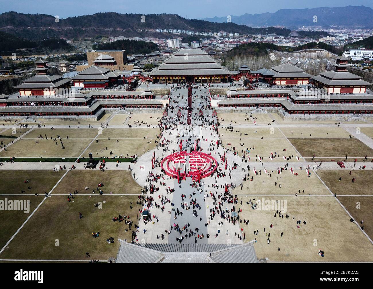 --File--People visit Hengdian World Studios in Hengdian World Studios ...