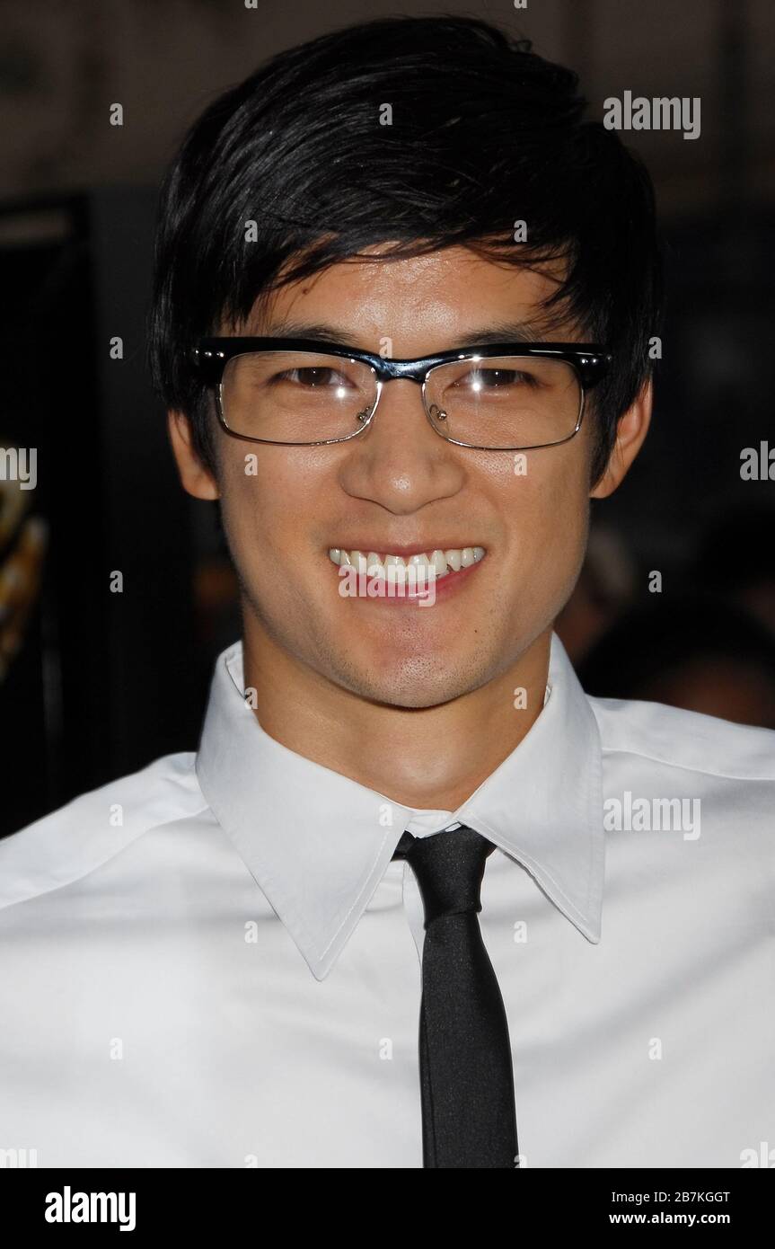 Harry Shum. Jr at the "Fame" Los Angeles Premiere held at the Pacific ...