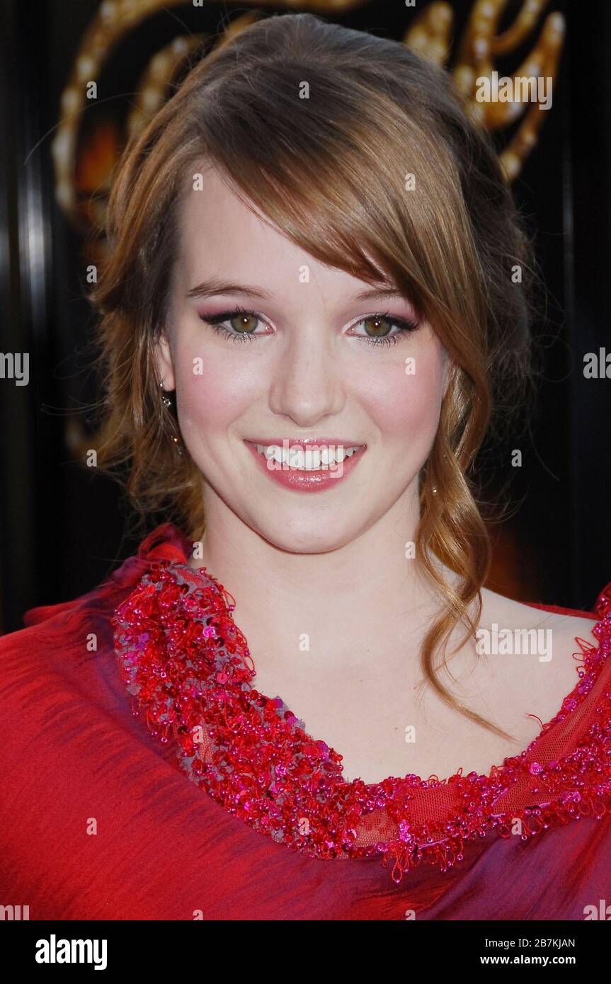 Kay Panabaker at the "Fame" Los Angeles Premiere held at the Pacific ...