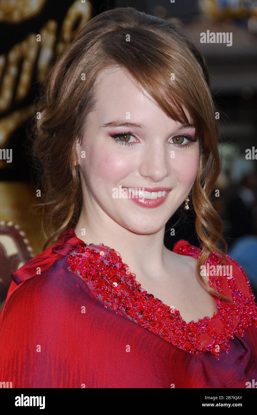 Kay Panabaker at the "Fame" Los Angeles Premiere held at the Pacific ...
