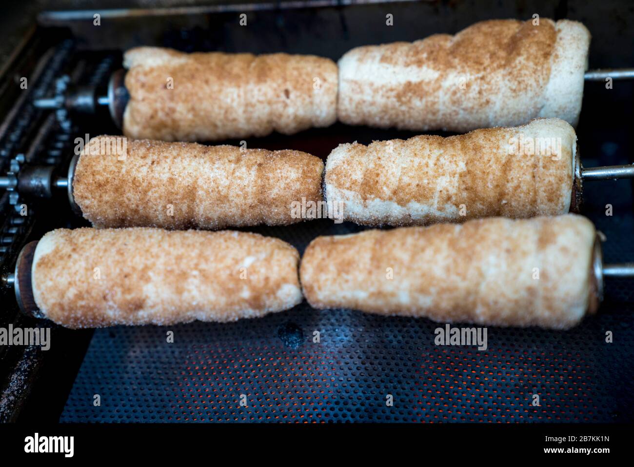 Czech Republic, Prague, Trdelnik dessert Stock Photo - Alamy