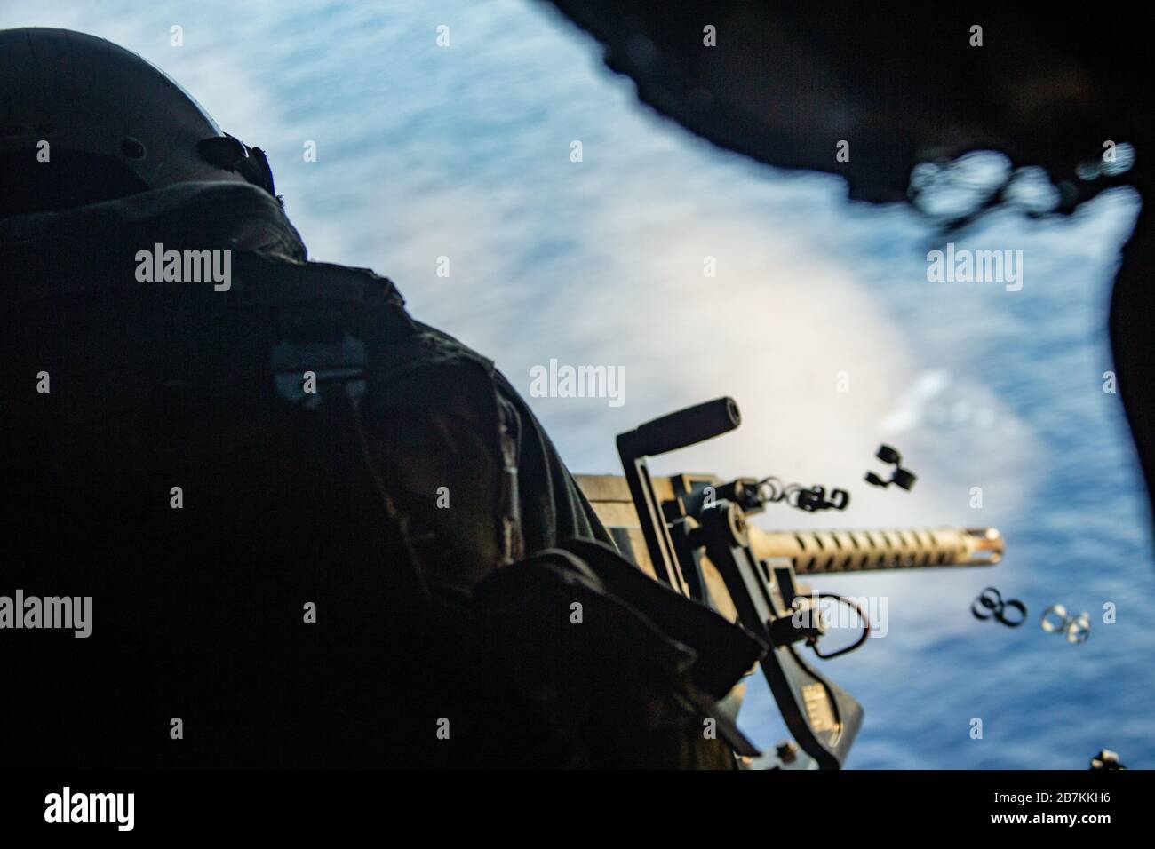 SOUTH CHINA SEA (March 14, 2020) A Marine with Marine Medium Tiltrotor ...