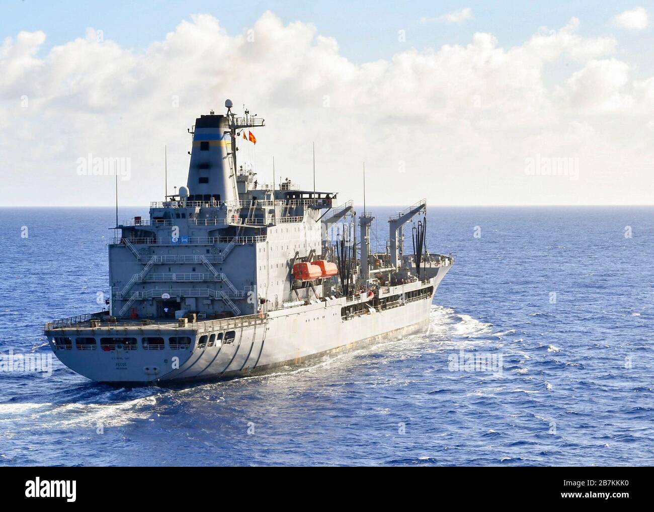 PHILIPPINE SEA (March 14, 2020) Fleet replenishment oiler USNS Pecos (T ...