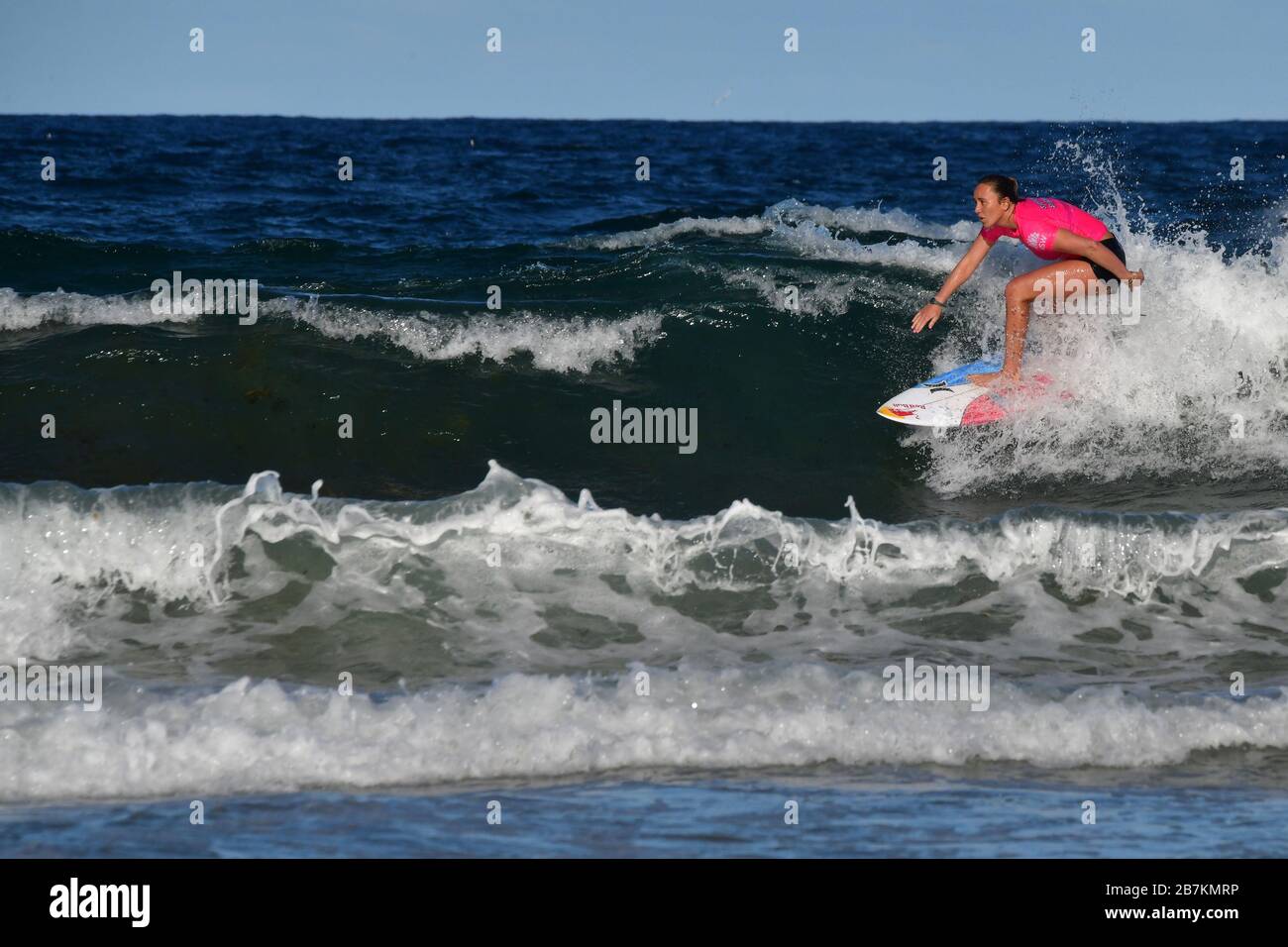 Carissa Moore in action at the Sydney Surf Pro 2020 Stock Photo - Alamy