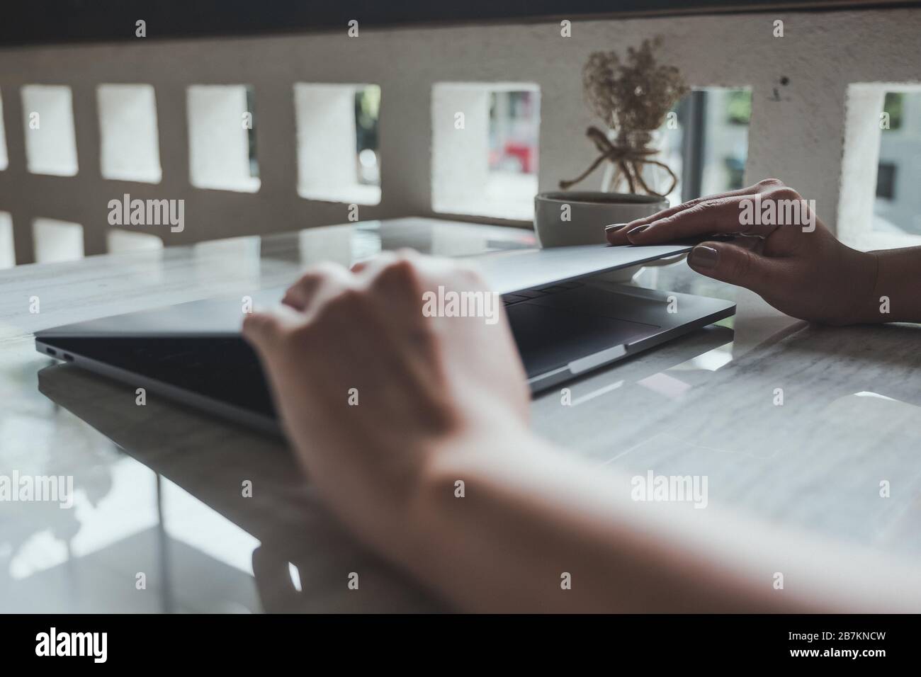 Turn Off Computer High Resolution Stock Photography and Images - Alamy