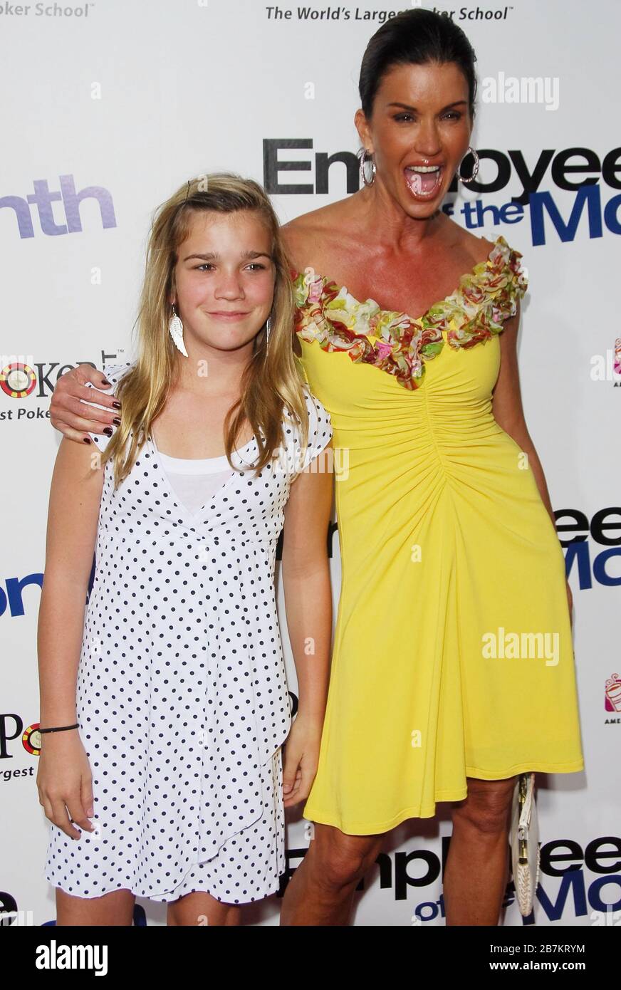 Janice Dickenson and Daughter Savanah at the World Premiere of ...