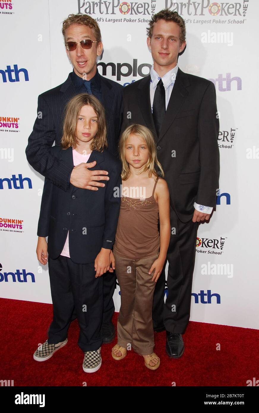 Andy Dick and his Kids at the World Premiere of "Employee Of The Month ...