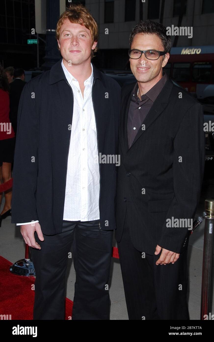 Tim Daly and Son Sam at the Los Angeles Premiere of "Hollywoodland ...