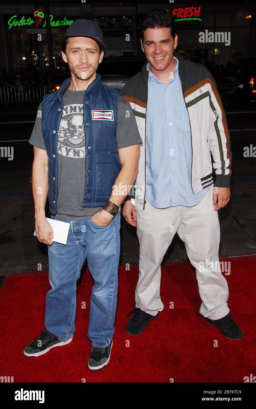 Clifton Collins, Jr. and Sam Macaroni at the World Premiere of "Jackass ...