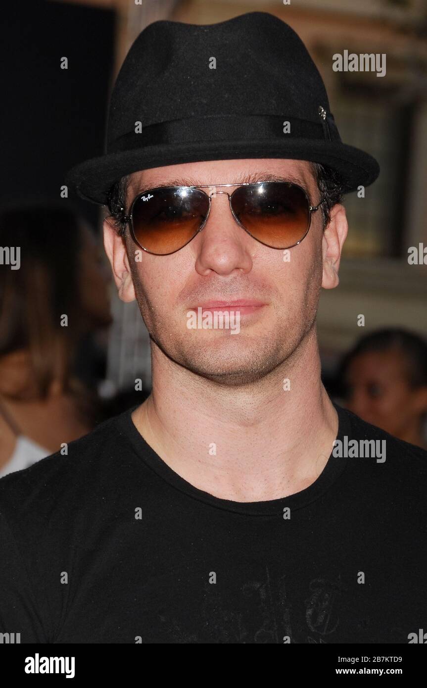 JC Chasez at the "Fame" Los Angeles Premiere held at the Pacific ...