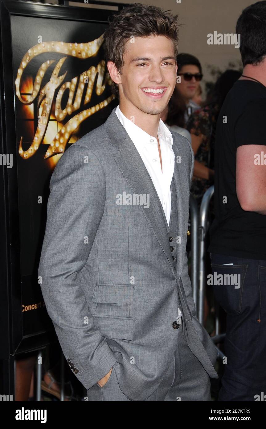 Asher Book at the "Fame" Los Angeles Premiere held at the Pacific ...
