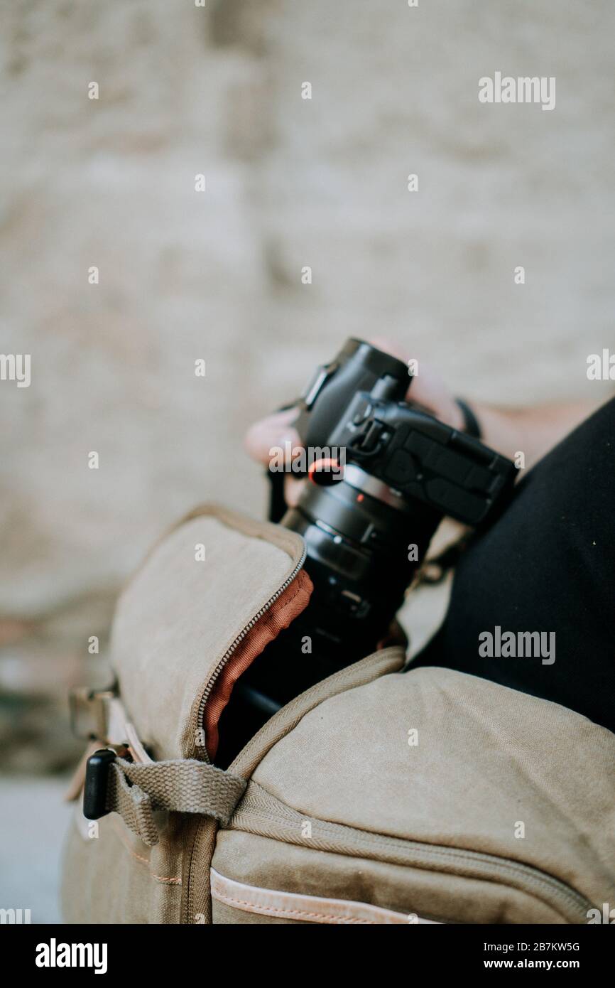 Camera sling bag hi-res stock photography and images - Alamy