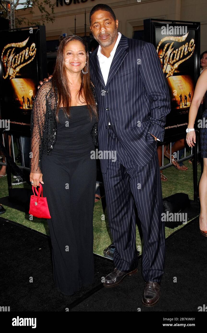 Debbie Allen and Norman Nixon at the "Fame" Los Angeles Premiere held ...