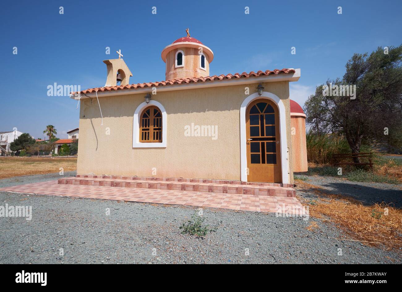 The small private Orthodox church near Kolossi Castle in Kolossi ...