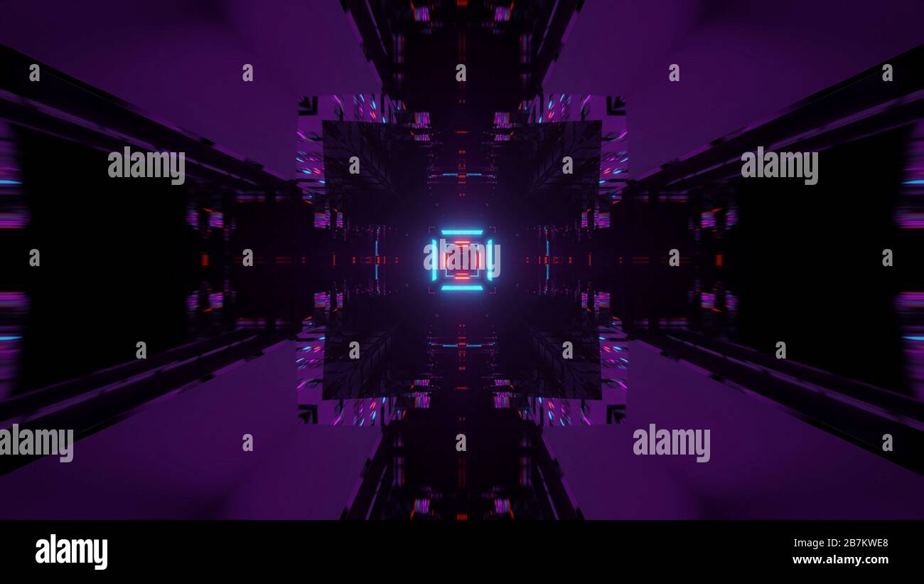 Neon Aztec Wallpaper