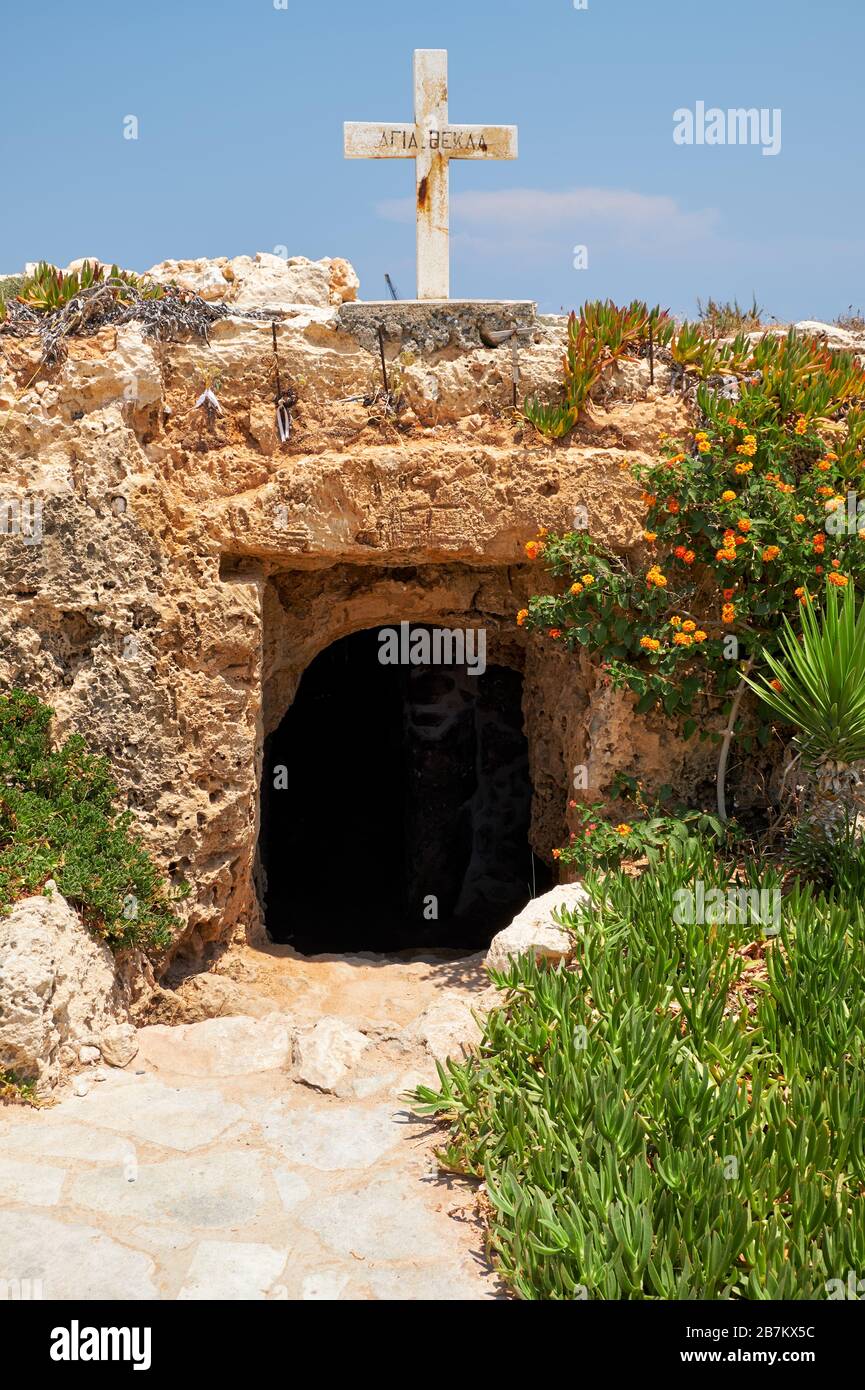 Christian catacomb cyprus hi-res stock photography and images - Alamy