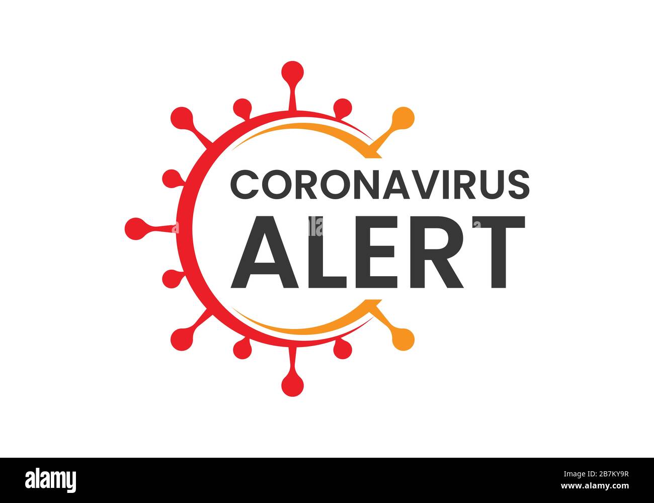 Corona virus alert sign symbol. Covid-19, Corona virus infection emblem ...